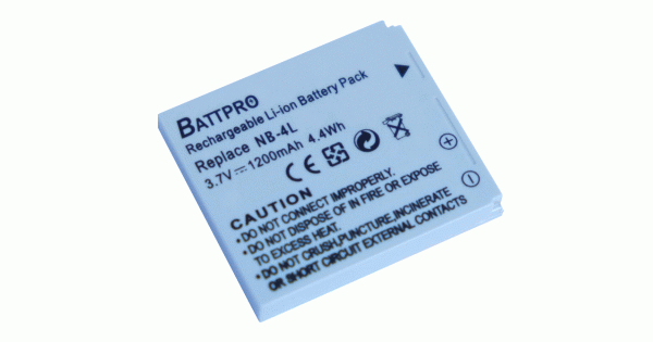 BattPro Canon NB-4L
